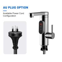 China 360 Degree Rotatable Outlet LED Temperature Display 3s Fast Heating Electric Water Heater Tap for sale