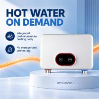 China 3s Fast Heating LED Digital Temperature Display Instant Electric Water Heater Faucet with Adjustable Power 3.5KW-5.5KW for sale