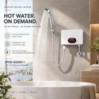 China 3s Fast Heating LED Digital Temperature Display Instant Electric Water Heater Faucet with Adjustable Power 3.5KW-5.5KW for sale