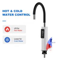 China Instant Hot Water Tap with 3s Fast Heating LED Digital Temperature Display and 360° Free Rotation for Kitchen for sale
