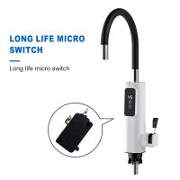 China Instant Hot Water Tap with 3s Fast Heating LED Digital Temperature Display and 360° Free Rotation for Kitchen for sale