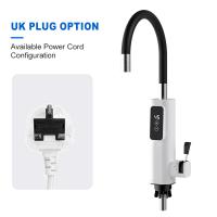 China Instant Hot Water Tap with 3s Fast Heating LED Digital Temperature Display and 360° Free Rotation for Kitchen for sale