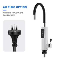 China Instant Hot Water Tap with 3s Fast Heating LED Digital Temperature Display and 360° Free Rotation for Kitchen for sale