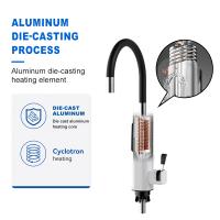 China Instant Hot Water Tap with 3s Fast Heating LED Digital Temperature Display and 360° Free Rotation for Kitchen for sale