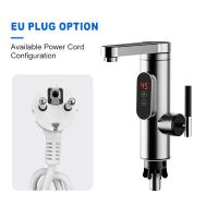 China 3300W Instant Electric Heating Faucet with 3s Fast Heating and 304 Stainless Steel for Bathroom for sale