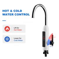 China 3s Fast Heating 3300W Electric Water Tap with Digital Temperature Display for Kitchen and Bathroom for sale