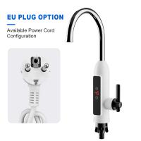 China 3s Fast Heating 3300W Electric Water Tap with Digital Temperature Display for Kitchen and Bathroom for sale