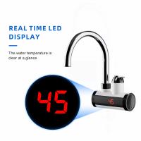 China 3300W Instantaneous Electric Water Heater Tap with LED Digital Display and 3s Fast Heating for Kitchen for sale