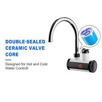 China 3300W Instantaneous Electric Water Heater Tap with LED Digital Display and 3s Fast Heating for Kitchen for sale