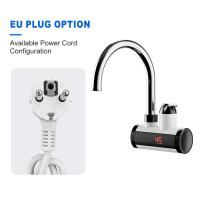 China 3300W Instantaneous Electric Water Heater Tap with LED Digital Display and 3s Fast Heating for Kitchen for sale