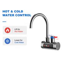 China 3.3KW 304 Stainless Steel Instant Electric Heating Faucet with 3s Fast Heating for Kitchen and Bathroom for sale