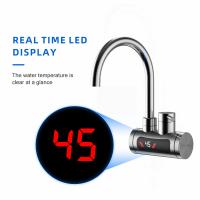 China 3.3KW 304 Stainless Steel Instant Electric Heating Faucet with 3s Fast Heating for Kitchen and Bathroom for sale