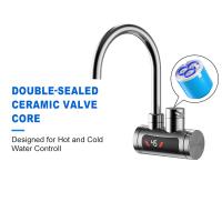 China 3.3KW 304 Stainless Steel Instant Electric Heating Faucet with 3s Fast Heating for Kitchen and Bathroom for sale