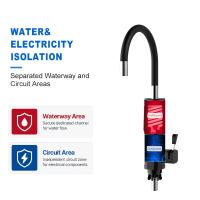 China 3s Fast Heating 3300W LED Digital Temperature Display Electric Water Tap for Kitchen for sale