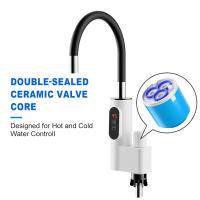 China 3300W ABS Material Instant Hot Water Electric Water Heater Tap for Kitchen and Bathroom for sale