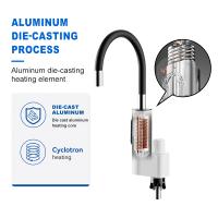 China 3300W ABS Material Instant Hot Water Electric Water Heater Tap for Kitchen and Bathroom for sale