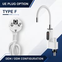 China 3s Fast Heating Electric Heating Tap with 360° Free Rotation and LED Digital Temperature Display for Kitchen for sale