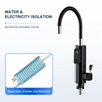 China 3s Fast Heating 3300W LED Temperature Display Instant Water Heater Tap for Kitchen Bathroom for sale