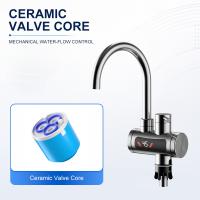 China 3.3KW 304 Stainless Steel 3s Fast Heating Instant Electric Water Heater Faucet for Kitchen for sale