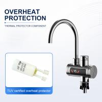 China 3.3KW 304 Stainless Steel 3s Fast Heating Instant Electric Water Heater Faucet for Kitchen for sale