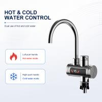 China 3.3KW 304 Stainless Steel 3s Fast Heating Instant Electric Water Heater Faucet for Kitchen for sale