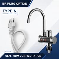 China 3.3KW 304 Stainless Steel 3s Fast Heating Instant Electric Water Heater Faucet for Kitchen for sale