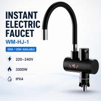 China 3.3KW Instant Electric Heating Faucet with 304 Stainless Steel and IPX4 Waterproof for Kitchen & Bathroom for sale