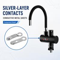China 3.3KW Instant Electric Heating Faucet with 304 Stainless Steel and IPX4 Waterproof for Kitchen & Bathroom for sale