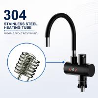China 3.3KW Instant Electric Heating Faucet with 304 Stainless Steel and IPX4 Waterproof for Kitchen & Bathroom for sale