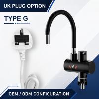 China 3.3KW Instant Electric Heating Faucet with 304 Stainless Steel and IPX4 Waterproof for Kitchen & Bathroom for sale