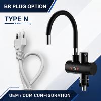 China 3.3KW Instant Electric Heating Faucet with 304 Stainless Steel and IPX4 Waterproof for Kitchen & Bathroom for sale