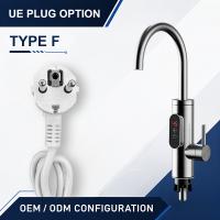 China 3.3KW 3s Fast Heating Instant Electric Heating Faucet with 304 Stainless Steel for Kitchen and Bathroom for sale