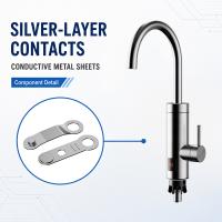 China 304 Stainless Steel 3.3KW Power 3s Fast Heating Instant Electric Water Heater Faucet for Kitchen and Bathroom for sale