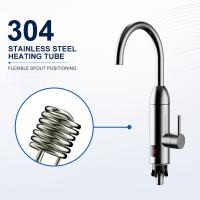China 3300W Electric Heating Tap with LED Digital Temperature Display and 304 Stainless Steel Instant Water Heater for sale