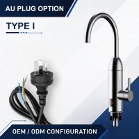 China 3300W Electric Heating Tap with LED Digital Temperature Display and 304 Stainless Steel Instant Water Heater for sale