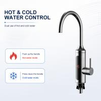 China 304 Stainless Steel 3.3KW Instant Electric Heating Faucet with 3s Fast Heating for Kitchen and Bathroom for sale
