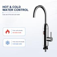China 3300W 3.3KW Power 304 Stainless Steel Instant Electric Heating Faucet with 3s Fast Heating for Kitchen and Bathroom for sale