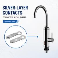 China 3.3KW 304 Stainless Steel Instant Electric Water Heater Faucet with 3s Fast Heating for sale
