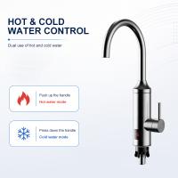 China 3.3KW 304 Stainless Steel Instant Electric Water Heater Faucet with 3s Fast Heating for sale