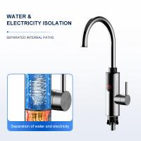 China 3s Fast Heating 3300W Instant Electric Heating Faucet with Anti-scalding Protection for sale