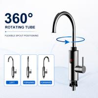China 3s Fast Heating 3300W Instant Electric Heating Faucet with Anti-scalding Protection for sale