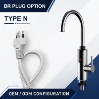 China 3s Fast Heating 3300W Instant Electric Heating Faucet with Anti-scalding Protection for sale