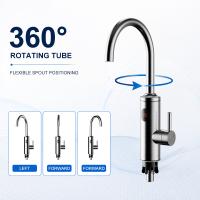 China EU Plug 3300W 3s Fast Heating Electric Heating Tap with 304 Stainless Steel Instant Water Heater for sale