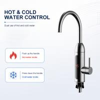 China 3300W Instant Electric Water Heating Faucet with LED Digital Temperature Display and 304 Stainless Steel for sale