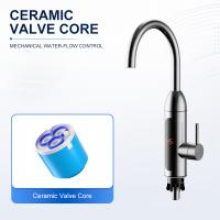 China 3300W Instant Electric Water Heating Faucet with LED Digital Temperature Display and 304 Stainless Steel for sale