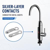 China 3300W Instant Electric Water Heating Faucet with LED Digital Temperature Display and 304 Stainless Steel for sale