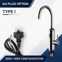 China 304 Stainless Steel 220-230V 3300W Instantaneous Hot Water Electric Heating Tap for Kitchen for sale