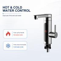 China 3300W Electric Water Heater Tap with 360 Degree Rotatable Outlet and LED Display for Instantaneous Hot Water for sale