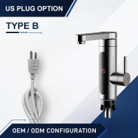 China 3300W Electric Water Heater Tap with 360 Degree Rotatable Outlet and LED Display for Instantaneous Hot Water for sale