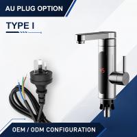 China 3300W Electric Water Heater Tap with 360 Degree Rotatable Outlet and LED Display for Instantaneous Hot Water for sale